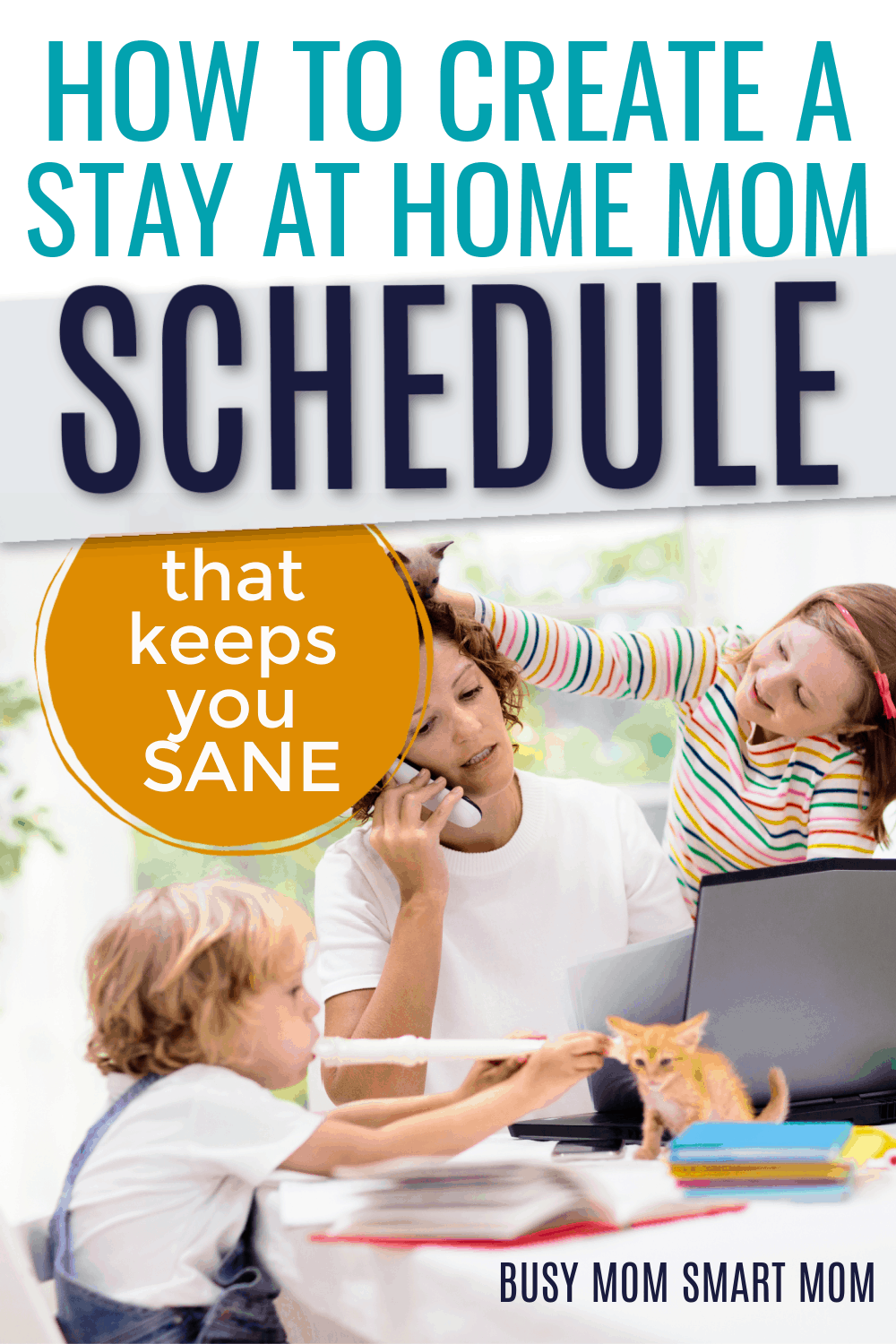 How to Create a Simple Stay at Home Mom Schedule for Stress-Free Days ...