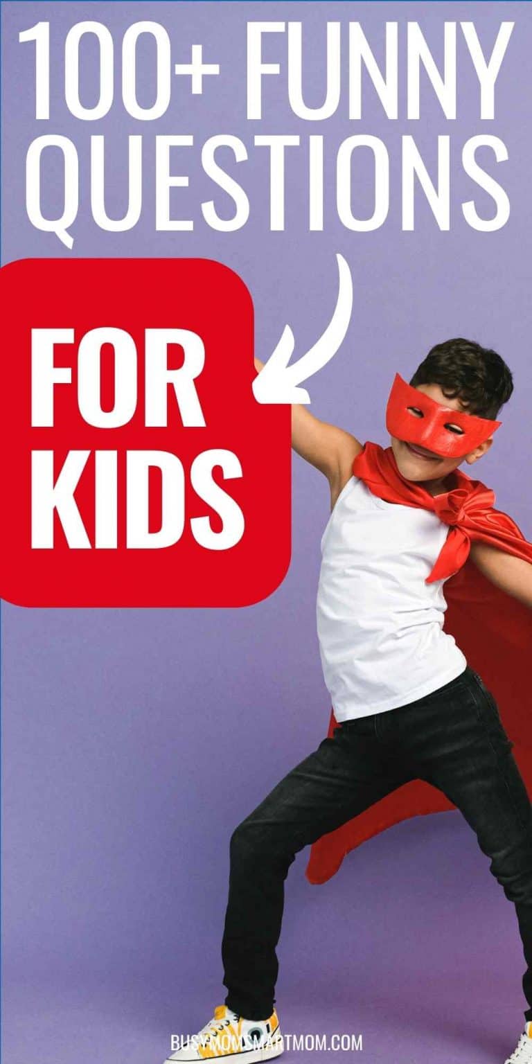 100+ Funny Questions to Ask Kids (to Get to Know Them Better!) - Busy ...