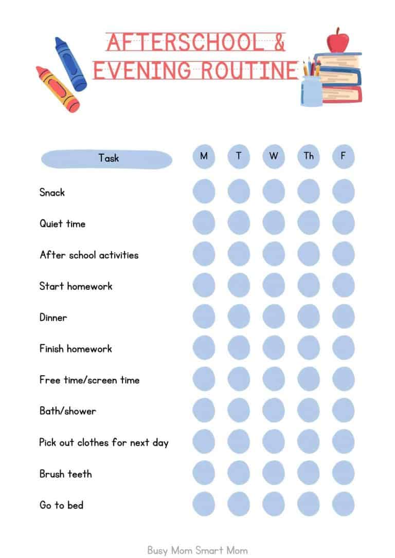 Simple Back to School Routine Ideas for Busy Families + Free Printable ...